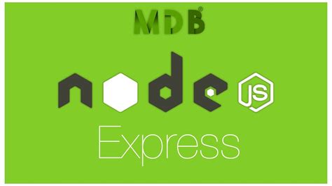 how to setup node js project using mdb and express youtube