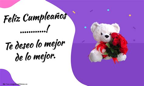 Felicitaciones Personalizadas de cumpleaños Flores Feliz Cumpleaños
