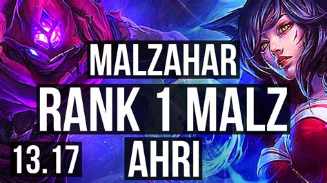 Malz Vs Ahri Mid Rank Malz M Mastery Games Jp