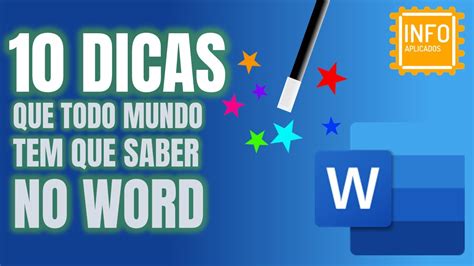 Word 10 dicas para otimizar a produtividade na formatação de textos
