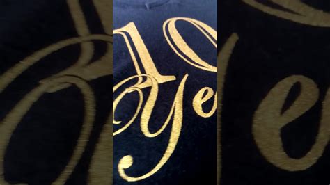 Serigrafía tinta oro brillante YouTube