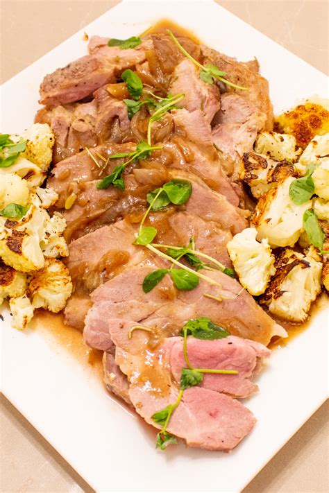 Simple Instant Pot Pork Roast With Onion Gravy Two Kooks In The Kitchen