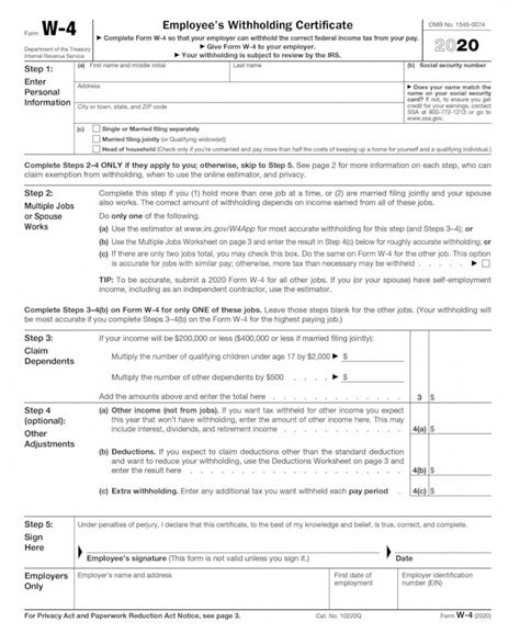 Everything You Need To Know About The New W 4 Tax Form ABC News