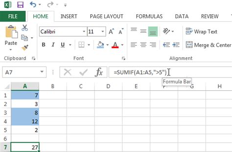sum count and average functions in excel excel tutorial for excel 2013