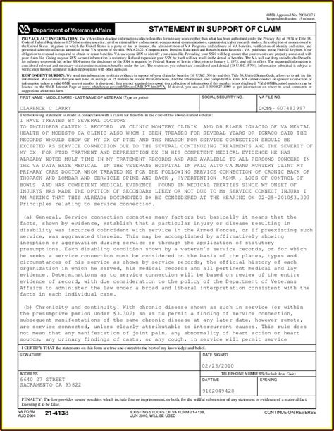 Va Claim Form Form Resume Examples Gq Xwxvor