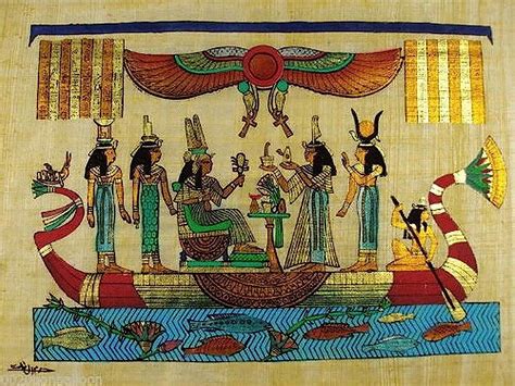 Buy Nianwudu Papyrus Authentic Egyptian Original Hand Painted