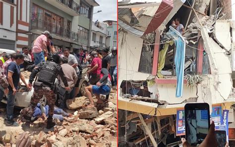 Terremoto de Ecuador y Perú deja al menos 13 muertos y numerosos daños