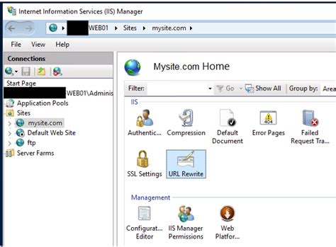 how to setup reverse proxy in iis