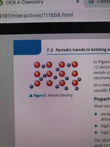 Periodic Trends In Bonding And Structure Flashcards Quizlet