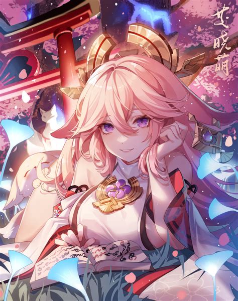 Yae Miko Genshin Impact Image By Ai Xiao Meng 3581881 Zerochan