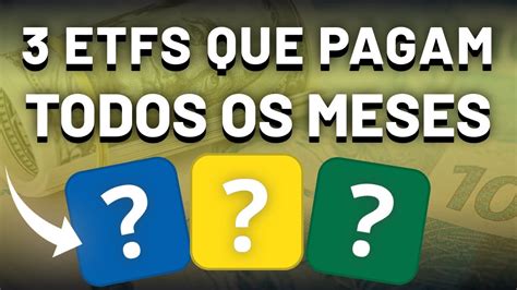 Etfs Que Pagam Dividendos Todos Os Meses An Lise De A Es Youtube