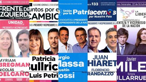 Boletas presidenciales Así son las nuevas boletas de los cinco
