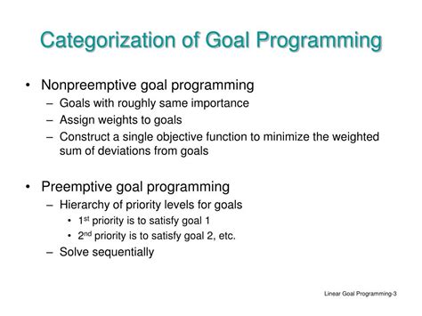 ppt linear goal programming powerpoint presentation free download id 279014