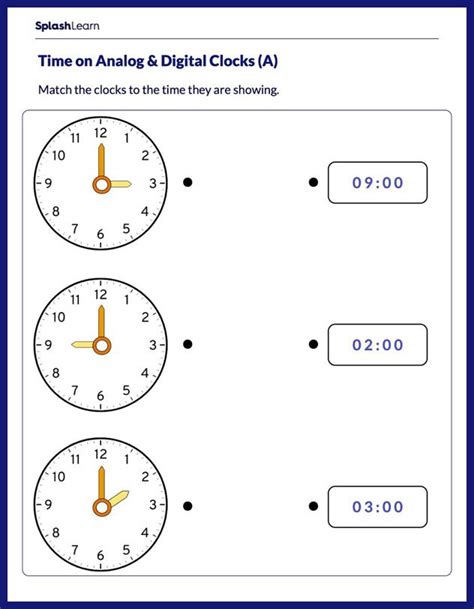 Read Time On Analog Clock Math Worksheets Splashlearn Worksheets