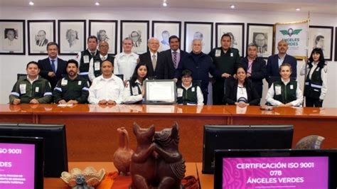 Con Certificación ISO 9001 Ángeles Verdes se consolida como una