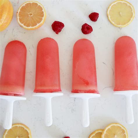 Pink Lemon Raspberry Popsicles Limoneira