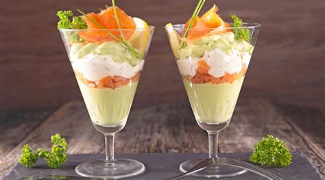 Verrines De No L Avocat Saumon Fum