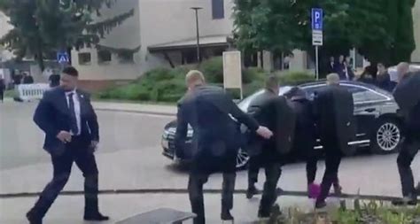 Zamach na premiera Słowacji Robert Fico postrzelony Napastnik