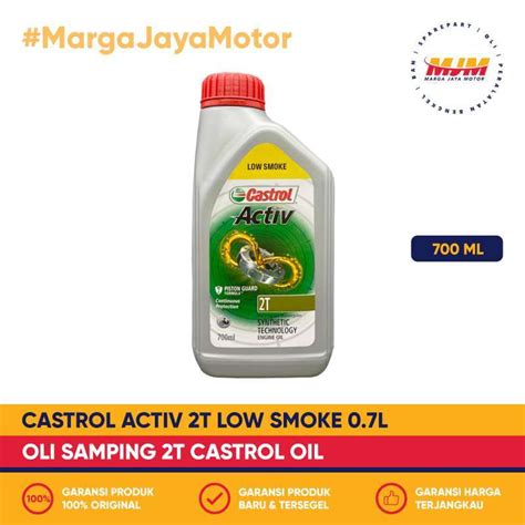 Jual Castrol Activ 2T Low Smoke 700ml Oli Samping Castrol 0 7L