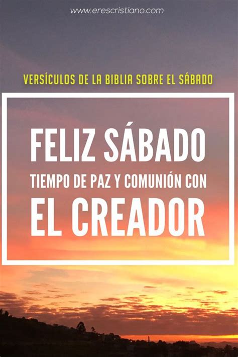 Versículos de la Biblia sobre el Sábado Versículos de la biblia
