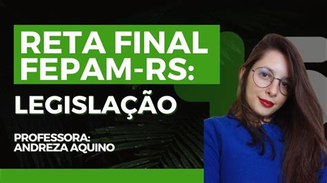 Concurso FEPAM RS Legislação estatuto FEPAM PARTE 01 YouTube