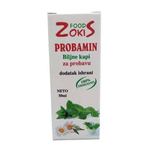 Biljne Kapi Za Pobolj Anu Probavu Probamin Zokis Ml Bioline