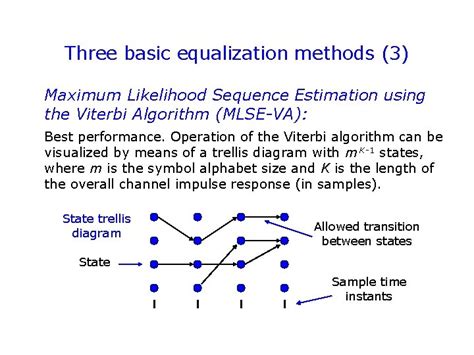 equalization in a wideband tdma system three basic