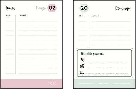 Plantillas De Agendas Para Indesing The Color Blog