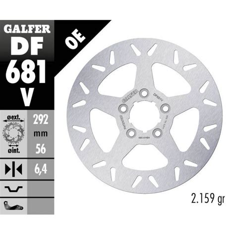 Disque de Frein Arrière Fixe Galfer Rond Harley pas cher BTC