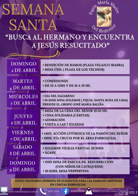 Semana Santa En Balvanera Bendici N De Ramos En Plaza Velasco Ibarra Y