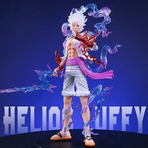 ONE PIECE FIGURE Sun God Nika Luffy Action Gear 5 Statue Anime Figure 9