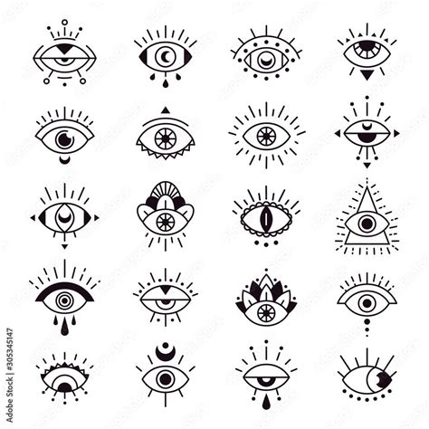 Evil Eye Tattoo Design