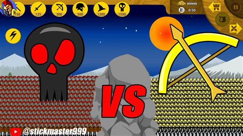Army Noob Spearton Vs Army Golden Archidon Stick War Legacy