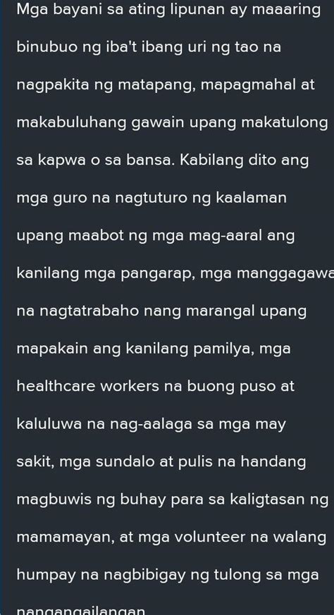 Gawain Sa Pagkatuto 2 Magtala Ng Iba T Ibang Uri Ng Tao Sa Lipunan
