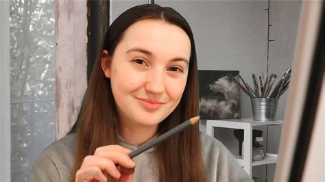 ASMR Sketching You Roleplay Soft Spoken Pencil Sounds Personal