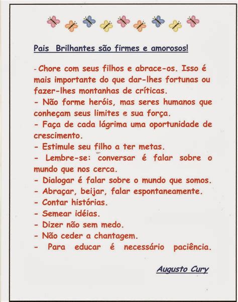Mensagens para Reunião de Pais