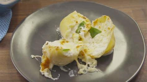 Coquilles géantes farcies au fromage Ma Fourchette
