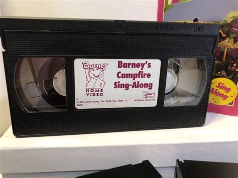 Barneys Campfire Sing Along VHS Video Grelly USA