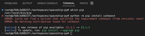 can t install catboost with pip on docker instance · issue 2330 · catboost catboost · github