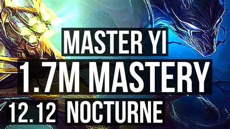 Master Yi Vs Nocturne Jng Rank Yi M Mastery Legendary