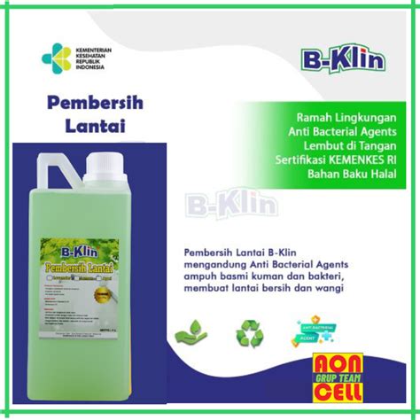 Jual Pembersih Lantai B Klin Bklin 1 Liter Floor Cleaner Pel Lantai