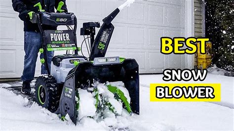 BEST OVERALL Snow Blower In 2022 2023 Ego SNT2400 2 Stage Snow