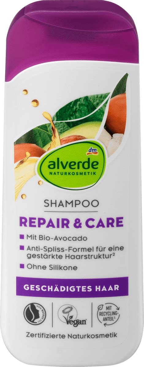 alverde NATURKOSMETIK Šampon Repair Care za oštećenu i lomljivu kosu