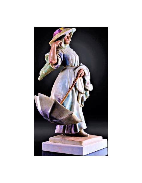 Statuette De Clotilde Garc A Del Castillo Inspir E Du Tableau Promenade
