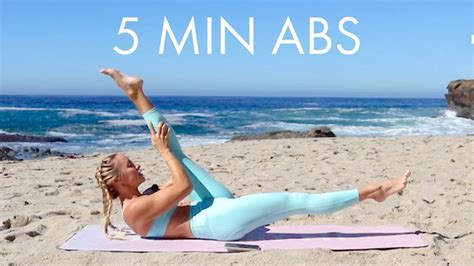 5 Min Flat Abs Challenge Workout At Home No Equipment YouTube