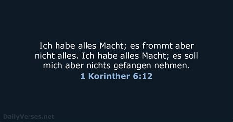 1 Korinther 6 12 Bibelvers LU12 DailyVerses Net