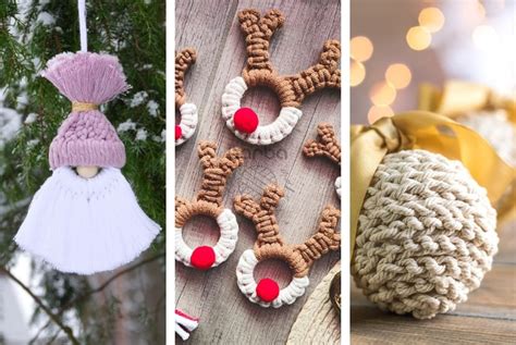 DIY Macrame Christmas Tree Patterns For Beginners