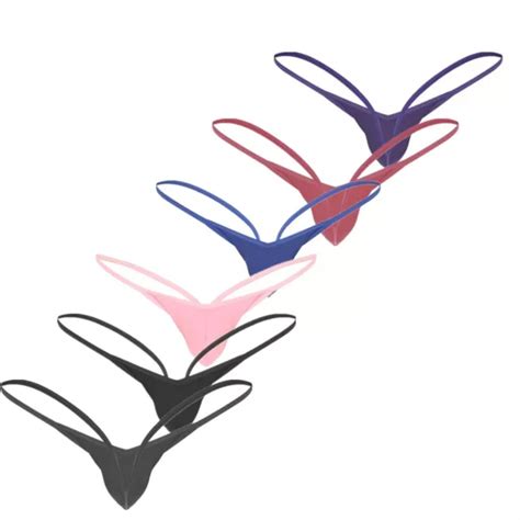 SEXY HERREN UNTERWÄSCHE G String Tanga Micro Mini Ausbuchtung Etui T
