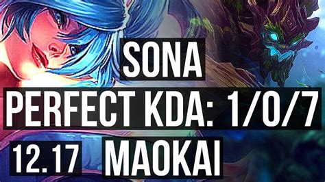 SONA MF Vs MAOKAI Lucian SUP 1 0 7 2 2M Mastery 400 Games