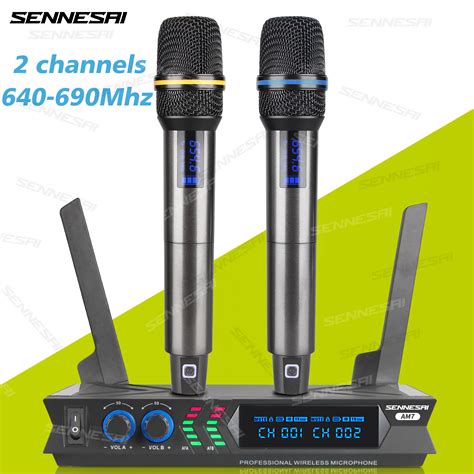 SENNESAI Micr Fono Inal Mbrico Dual AM7 Profesional Sistema De